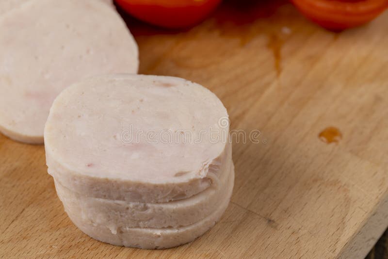 Sliced Fresh Chicken Ham from Meat Stock Photo - Image of culinary ...