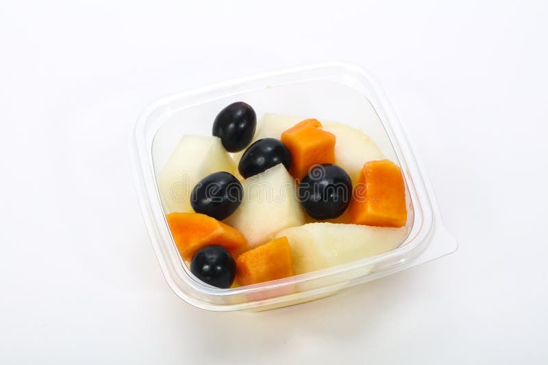 Sliced Fruit Mix in the Box Stock Photo - Image of fruit, chunks: 192250266