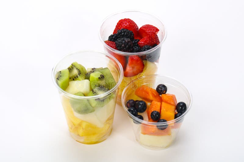 Sliced Fruit Mix in the Box Stock Photo - Image of plastic, nutrition ...