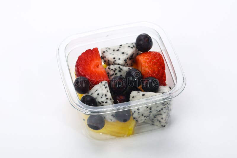 Sliced Fruit Mix in the Box Stock Photo - Image of chunks, away: 152003868