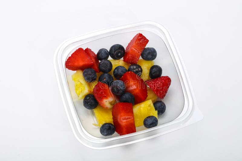 Sliced Fruit Mix in the Box Stock Photo - Image of lunchbox, chopped ...