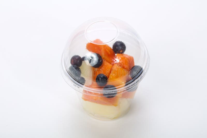 Sliced Fruit Mix in the Box Stock Image - Image of chunks, lunchbox ...