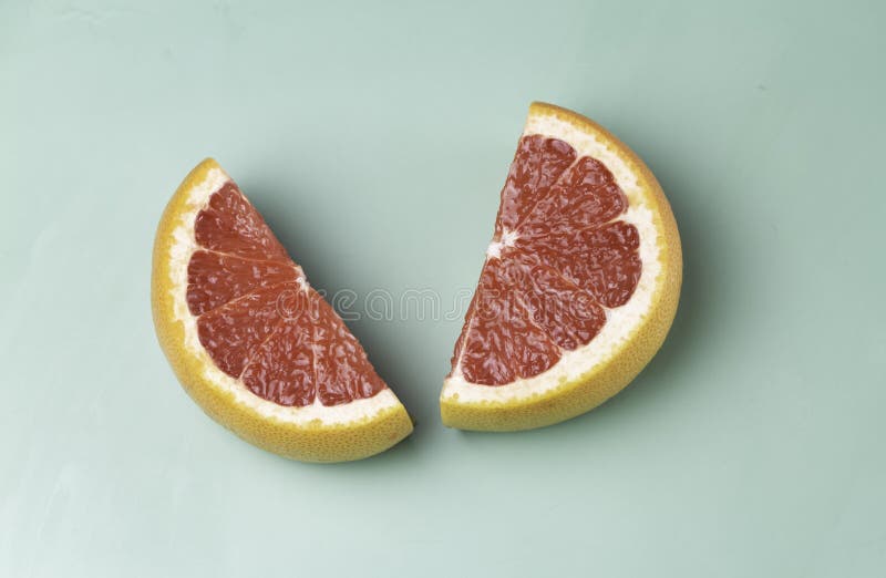 Sliced Grapefruit with Red Pulp Stock Photo - Image of healthy, dieting ...