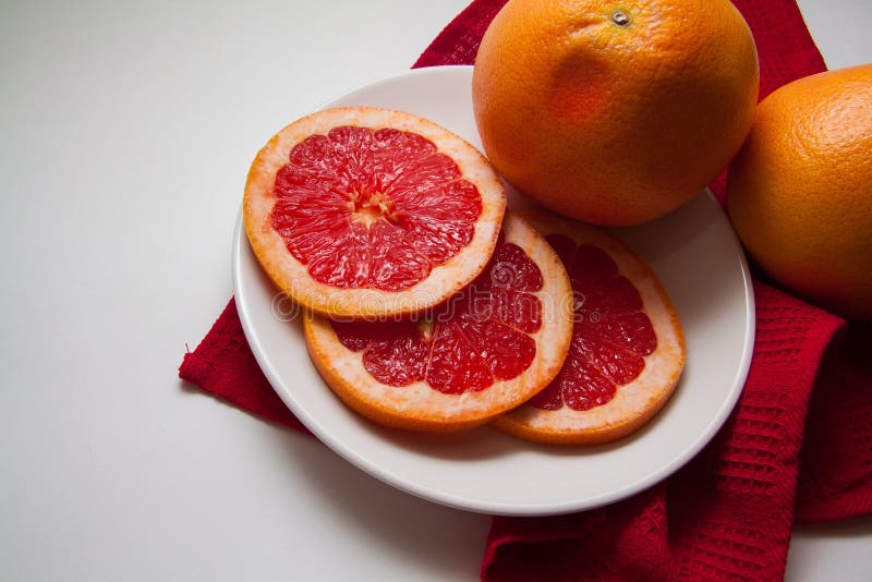 Sliced grapefruit stock image. Image of beverage, freshness - 62419049