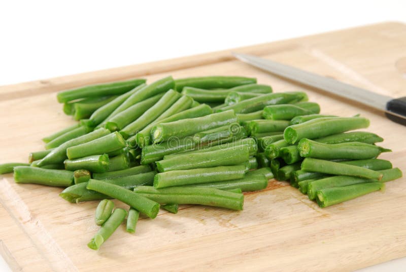 Sliced green beans stock image. Image of green, cutting - 16666387