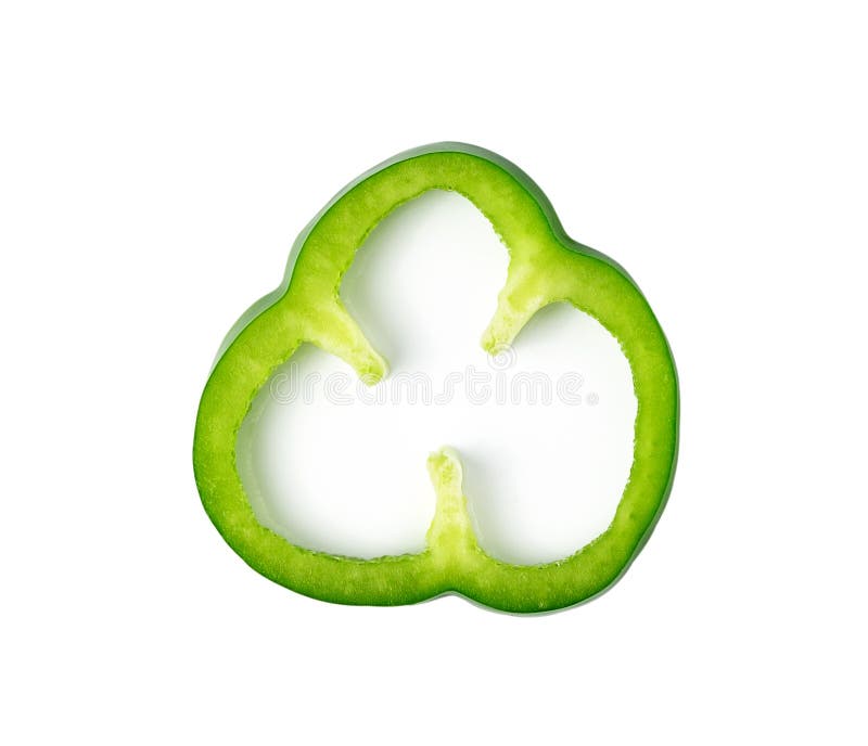 Pepperoni Slice One Piece from Above Stock Photo - Image of ingredient ...