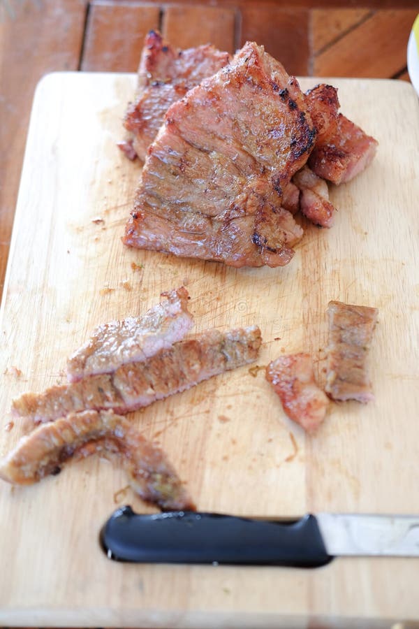 Sliced grilled beef stock photo. Image of cook, grill - 72277702