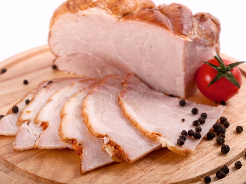 Boiled ham stock photo. Image of meat, pork, boiled, food - 25812434