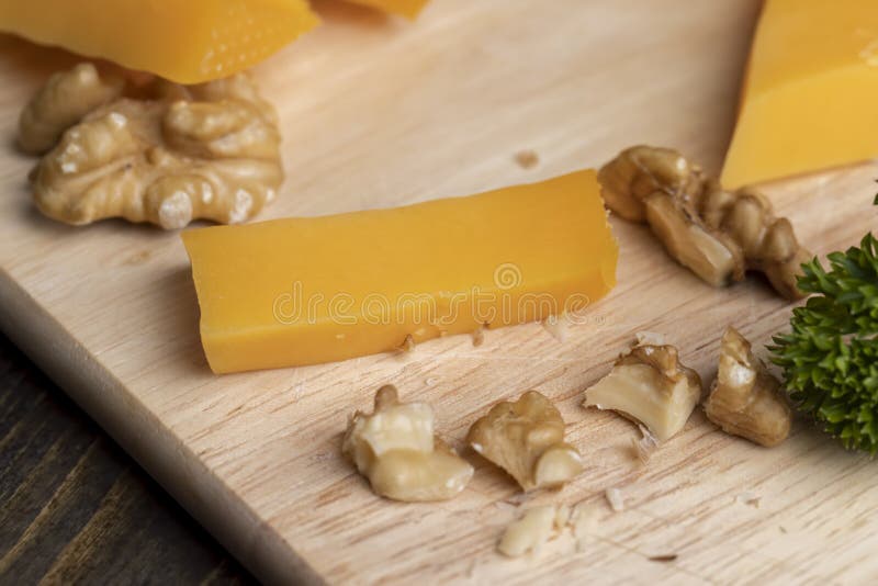 Sliced Hard Cheese Made from Milk Stock Image - Image of cheese ...