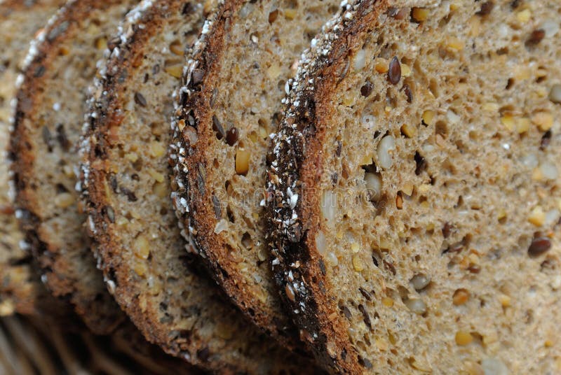 Sliced integral bread stock photo. Image of nature, integral - 41147062