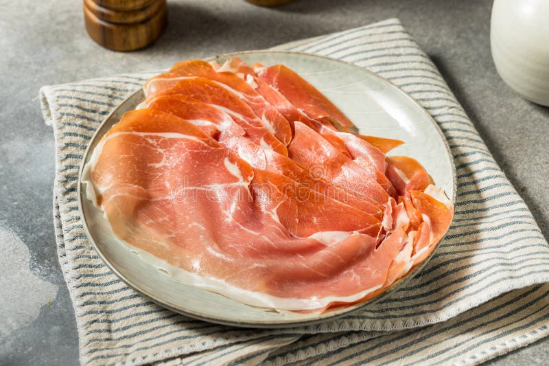 Sliced Italian Prosciutto Ham Stock Image - Image of meat, parma: 322211773