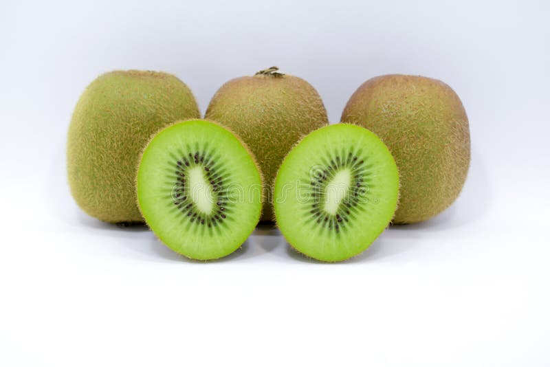 Sliced Kiwi on Display stock image. Image of hairy, closeup - 93705653