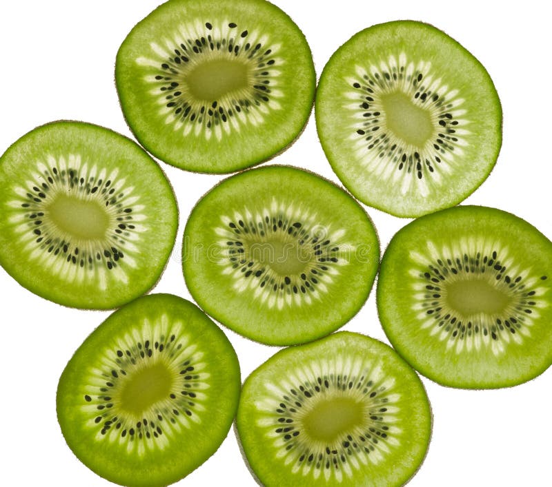 Sliced Kiwifruit stock image. Image of kiwifruit, arrangement - 55384687