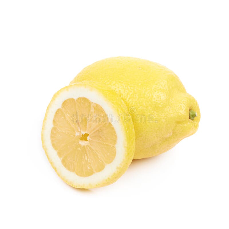 Sliced lemon fruit stock photo. Image of round, ingredient - 76390464