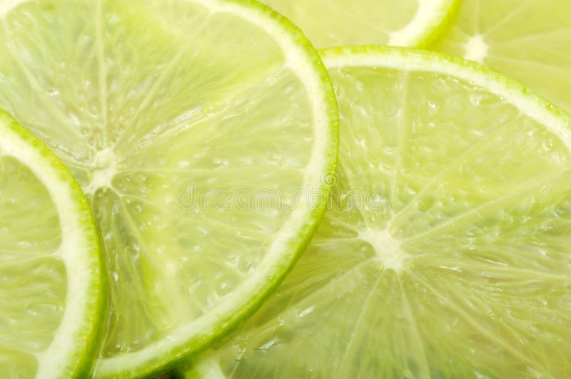 Sliced Lime Close-up stock image. Image of juicy, close - 18093723