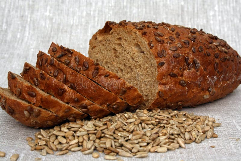 Sliced loaf of bread stock photo. Image of alimentary - 8312898