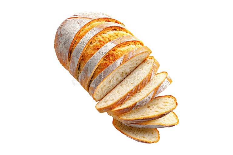 Sliced Loaf of Wheat Bread Showing Its Golden Crust and Soft Interior ...