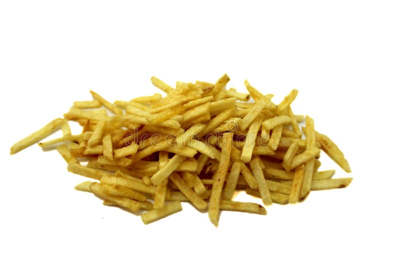 Sliced long Potato chips stock photo. Image of snacks - 60642940