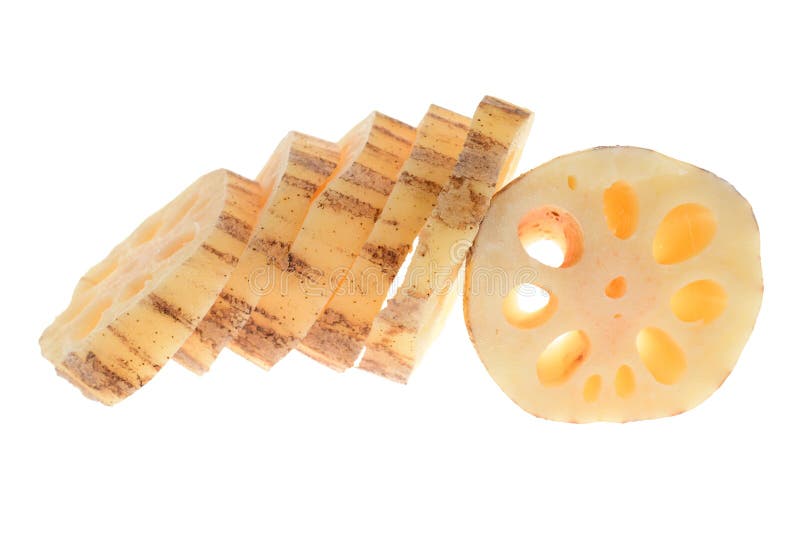 Sliced Lotus Roots stock image. Image of kitchen, edible - 27760309