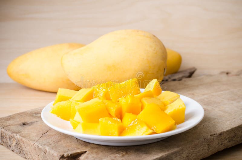 Sliced mango fruit stock image. Image of vegetarian, mango - 95323441