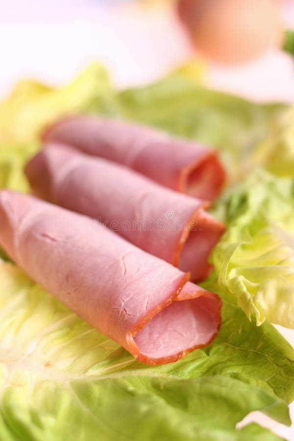 Sliced meat stock image. Image of meat, block, rack, board - 1997357