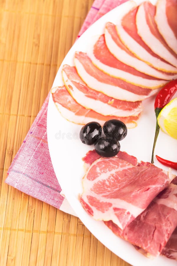 Sliced meat stock photo. Image of easter, readytoeat - 37611410