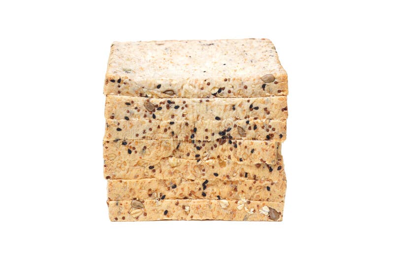 Sliced multigrain bread stock image. Image of loaf, delicious - 111980497