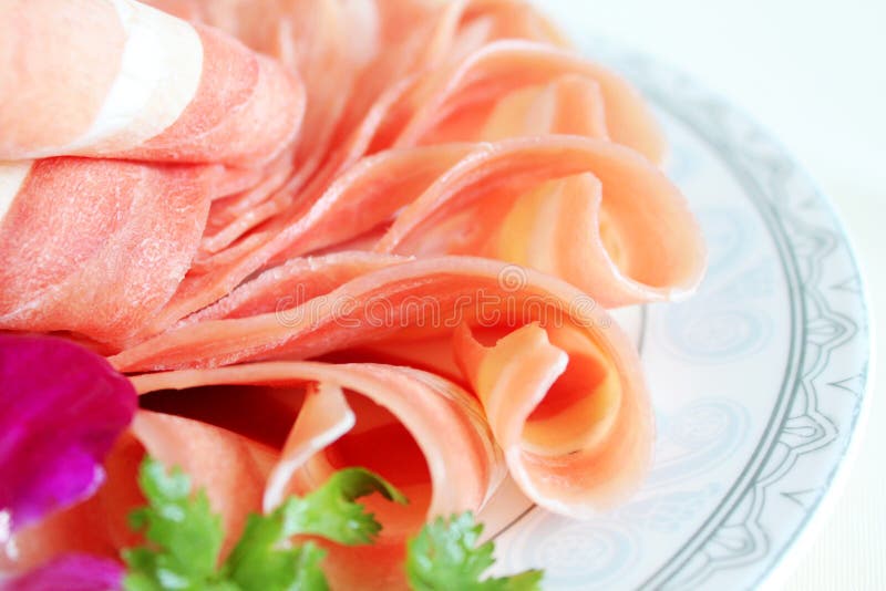 China food Sliced mutton stock photo. Image of sliced - 27923494