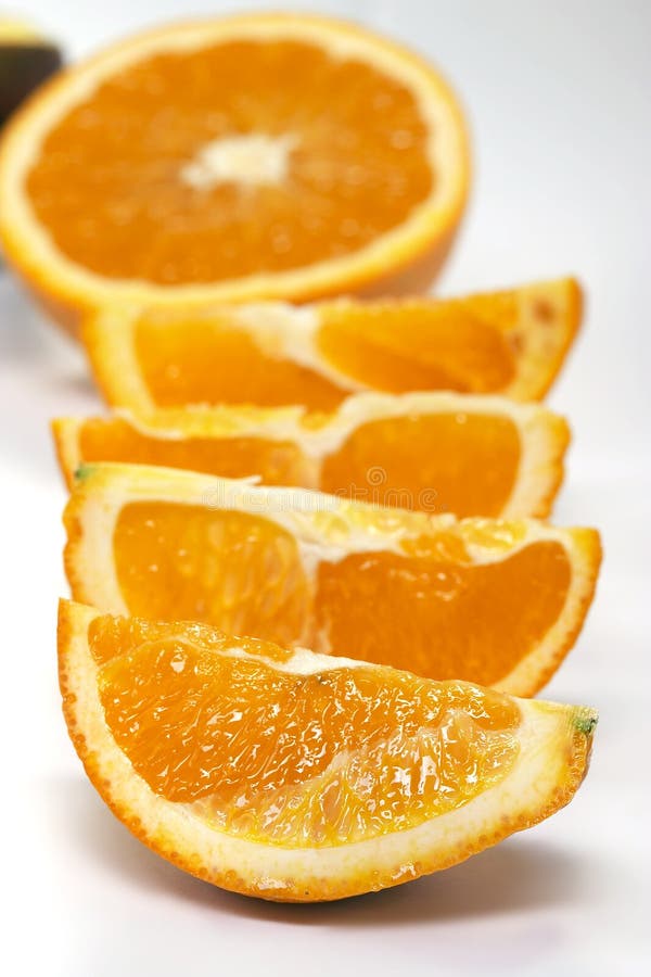 Sliced orange stock image. Image of citrus, fruity, nurishment - 1692749