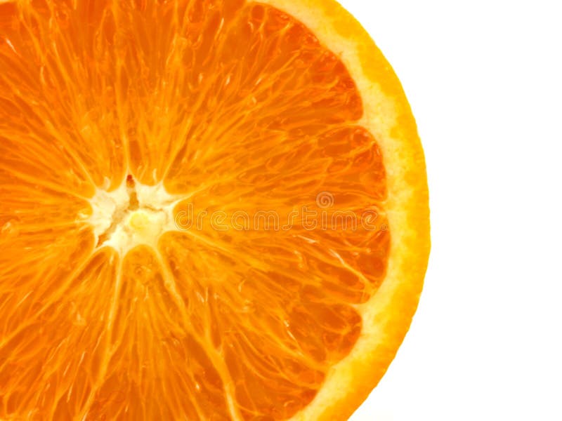 Inside of orange stock photo. Image of luminous, piece - 11237528