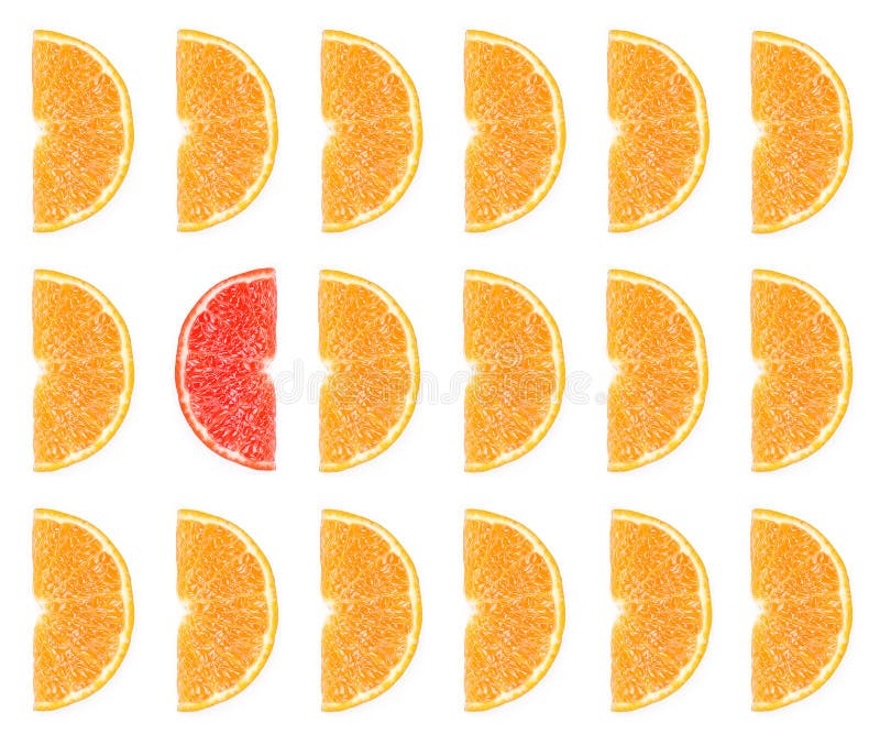 Sliced Orange Fruit Isolated for Background Stock Illustration ...