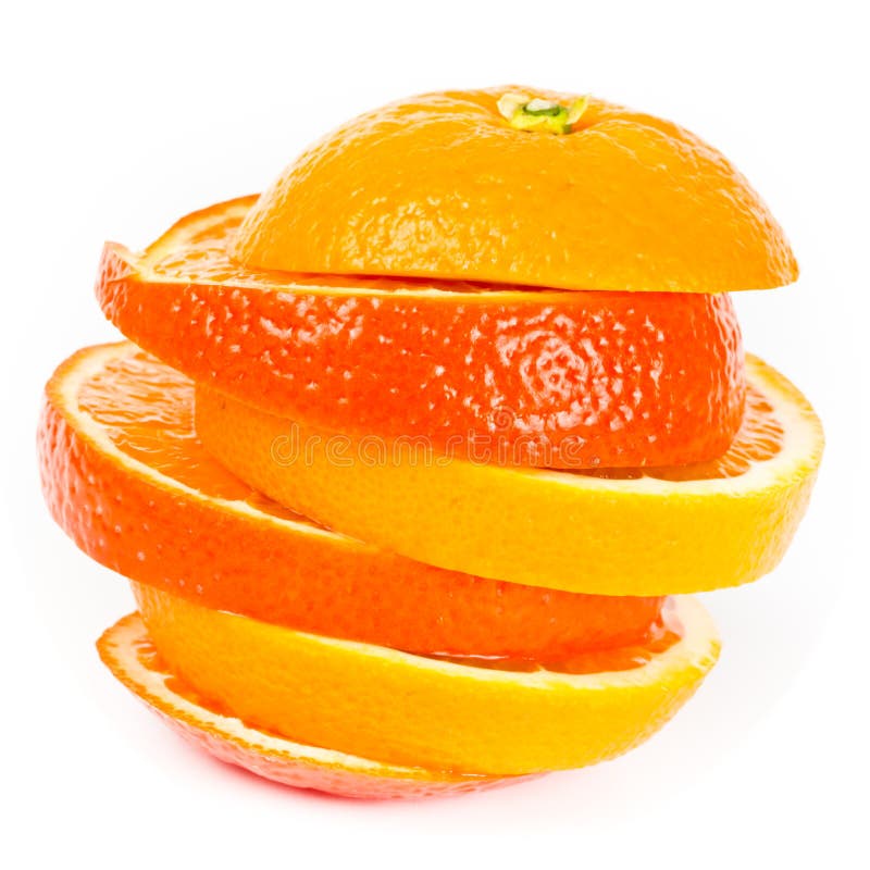 Sliced orange stock photo. Image of ripe, snack, fruits - 41982202