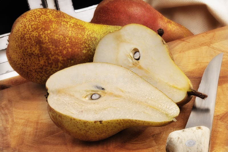 Sliced pear stock photo. Image of appetizing, chopped - 8578808