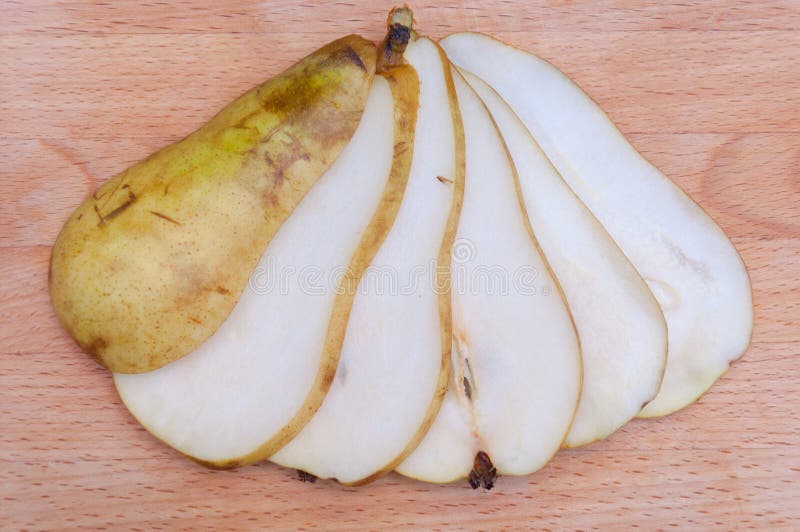 Sliced pear stock photo. Image of cutting, sliced, food - 80251296