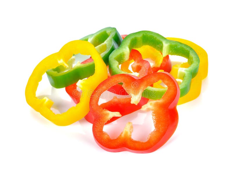 Sliced pepper stock image. Image of sliced, salad, ripe - 61588603