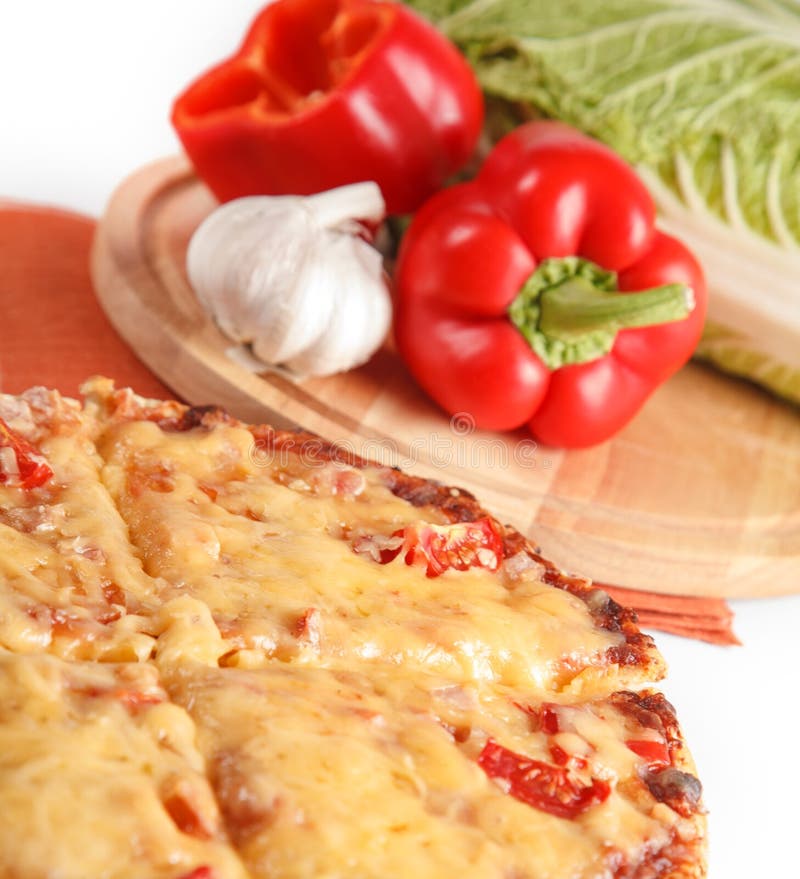 Sliced pizza stock image. Image of alcohol, crust, bottle - 22551245