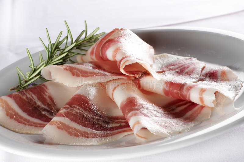 Sliced pork ham stock image. Image of meat, cuisine, gourmet - 9133019
