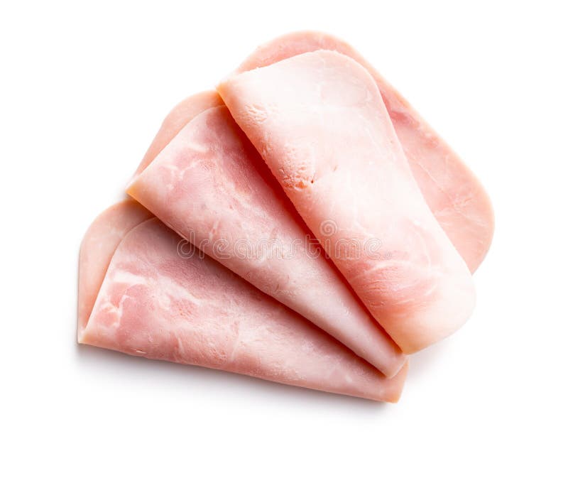 Sliced pork ham stock image. Image of loin, ingredient - 232450121