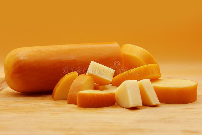 Smoked provolone cheese stock image. Image of provolone - 353389319