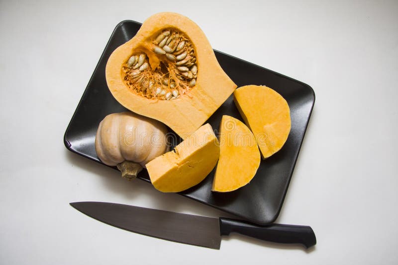 Sliced pumpkin stock photo. Image of meal, happy, diet - 56780072