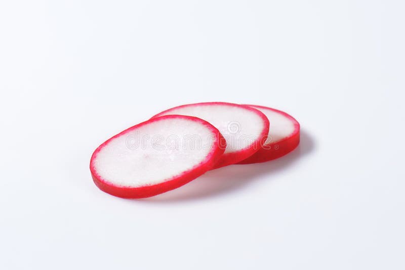 Sliced radishes stock photo. Image of root, salad, organic - 60051084
