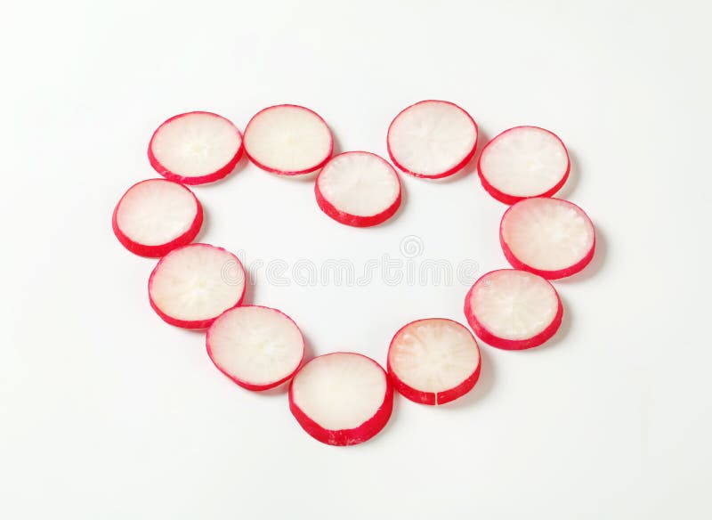 Sliced radishes stock photo. Image of root, salad, organic - 60051084