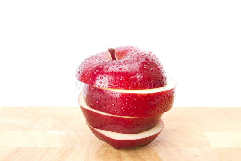 Sliced red apple stock photo. Image of nature, nutrition - 22049238