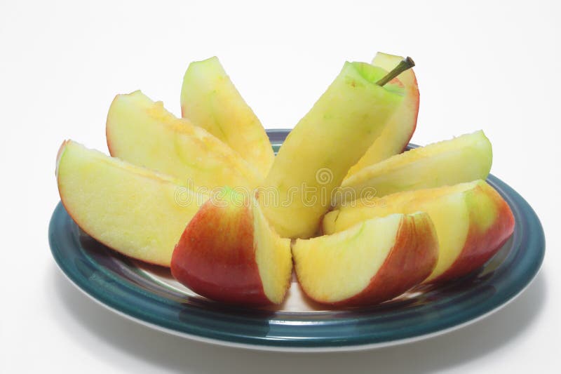 Sliced Red Apple stock image. Image of slices, organic - 2516109