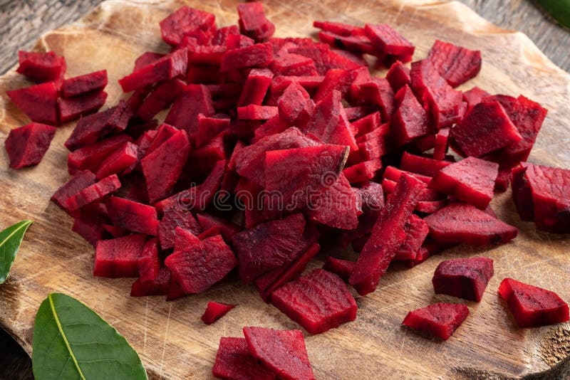 Sliced Red Beets - Ingredient To Prepare Fermented Beet Kvass Stock ...