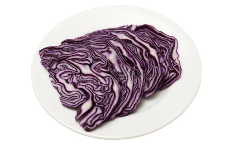 Sliced of red cabbage stock photo. Image of crude, pattern - 24190038