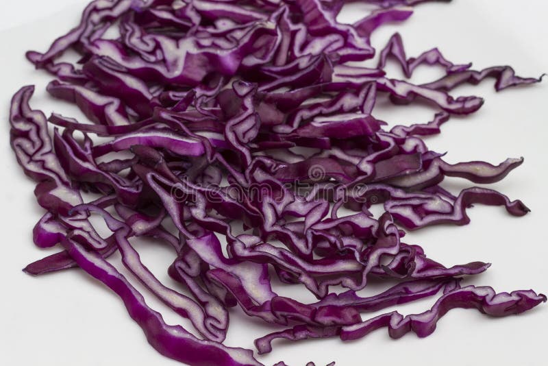 Sliced Red Cabbage Close Up. Natural Texture Stock Image - Image of ...