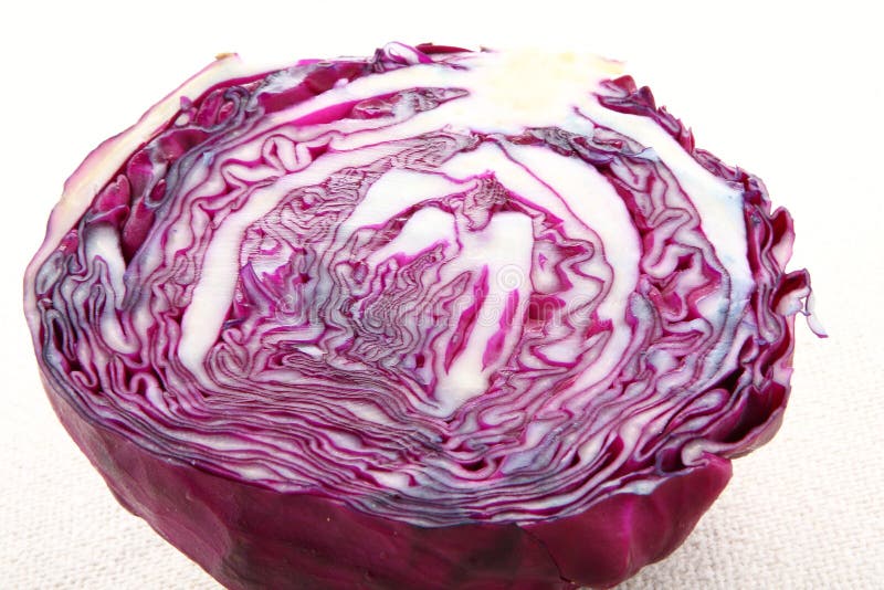 Sliced red cabbage stock image. Image of single, delicious - 42771533