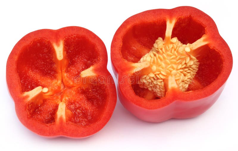 Capsicum slices stock photo. Image of agriculture, closeup - 8140292