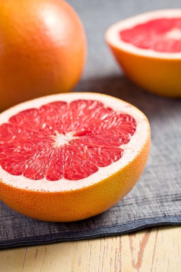 Pink grapefruit stock photo. Image of leaf, healthy, cross - 17664176